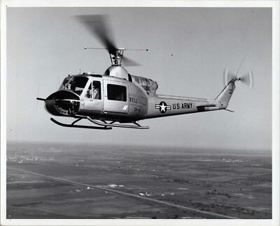 BELL XH-40 HELICOPTER ORIGINAL MANUFACTURERS PHOTO US ARMY IROQUOIS 2 ...