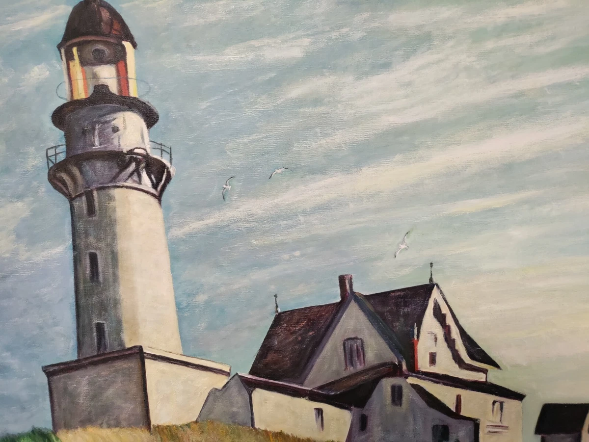 Edward Hopper Lighthouse At Two Lights 1929 | Shelly Lighting