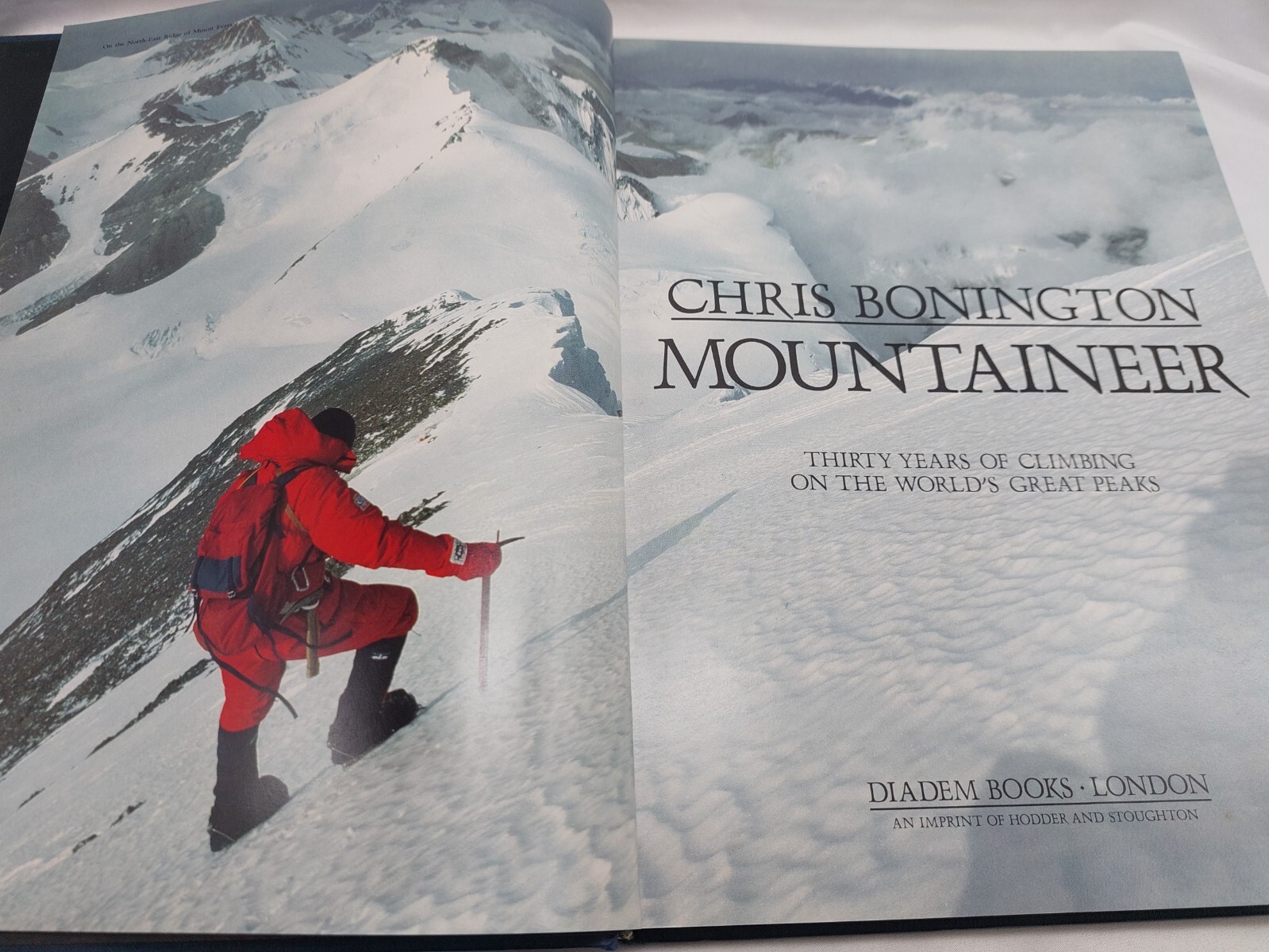 Chris Bonington Mountaineer - Signed Hardback 1990 | eBay UK