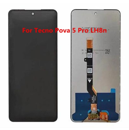 Touch Screen glass + LCD Display Assembly For Tecno Pova 5 LH7n/Pova 5 ...