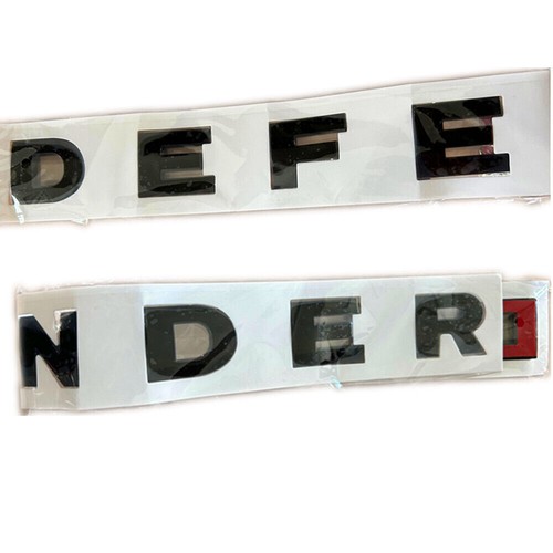 BLACK 2011-2019 DEFENDER EMBLEM BADGE FRONT HOOD CAR REFITTING LOGO ...
