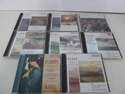 Works of HUBERT PARRY 8 x Chandos CD Job Lot Symphonies/Choral etc ...