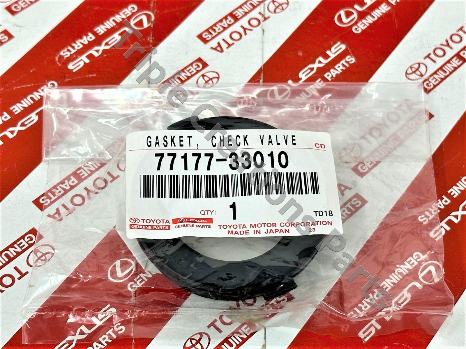 Toyota Genuine 77177-33010 Gasket Check Valve 7717733010 OEM | eBay