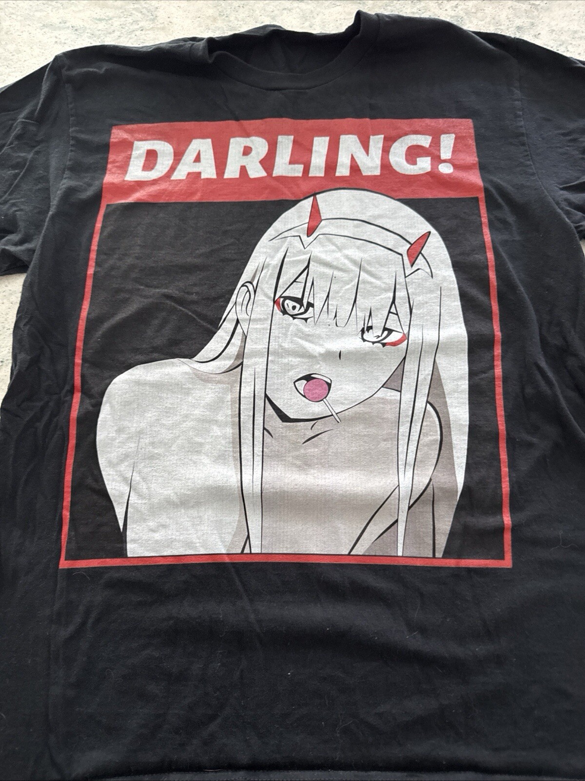 Vintage Anime Darling Arigato Senpai Hentai Tshirt bl… - Gem