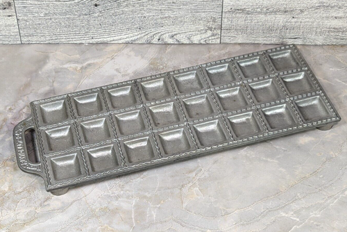 Raviolamp 24 Mini Ravioli Maker Italian Metal Tray Mold Pasta Maker 1⅛ ...