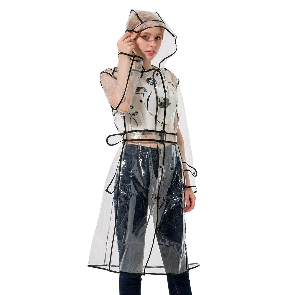 Womens Clear Raincoat
