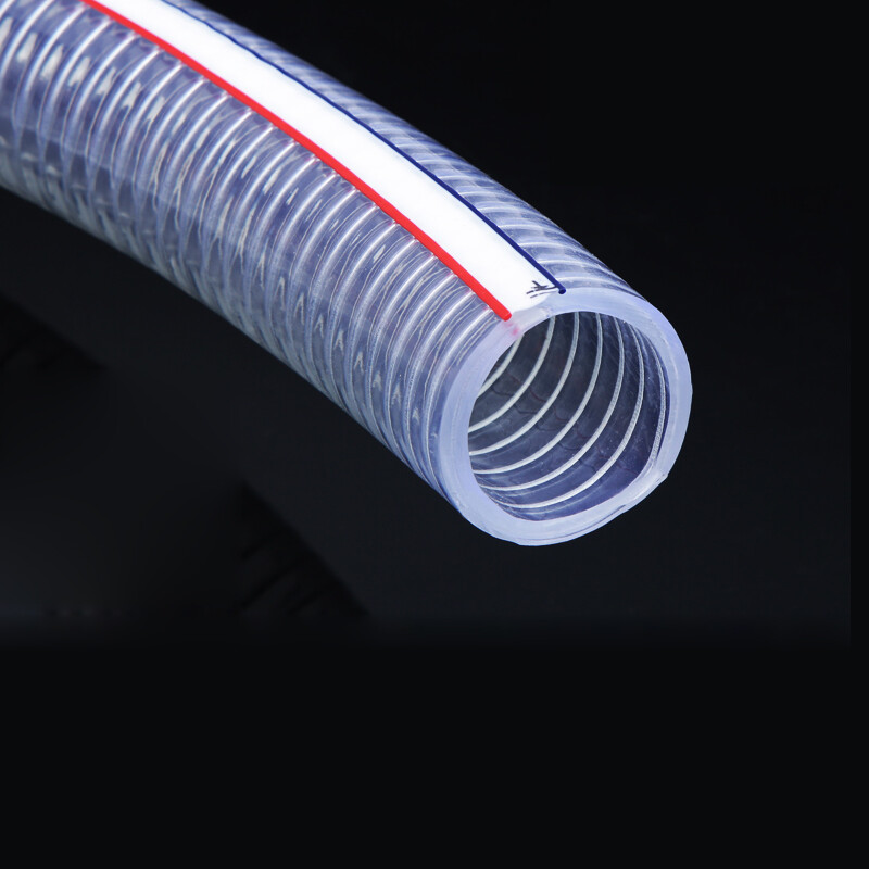 PVC Flexible Braided Wire Reinforced Clear Flexible PVC Hose Pipe Water ...