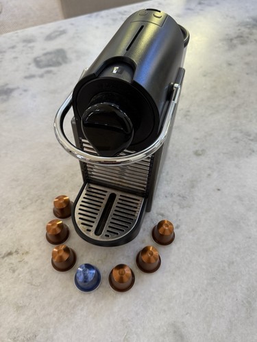 Nespresso Pixie Espresso Machine Model Type C60 silver chrome - lightly ...