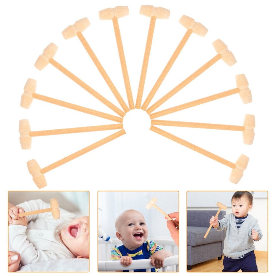 12 Pcs Mini Hammers Children Hammering Toy Children's Play Toys for ...