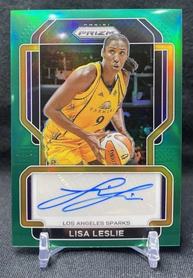 2022 Panini Prizm WNBA Signatures Green Prizm Lisa Leslie #SG-LLS | eBay