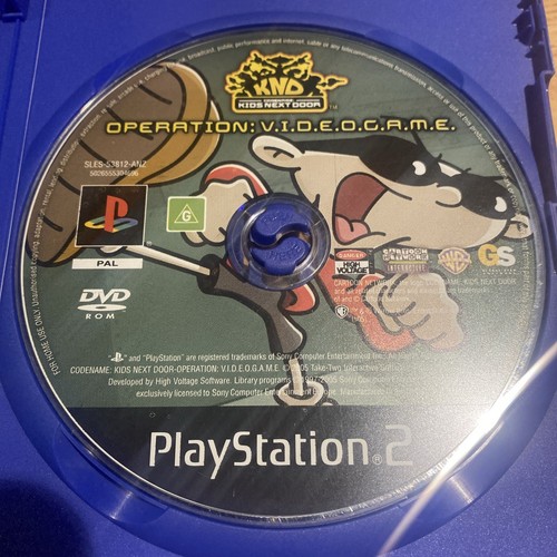 Codename Kids Next Door Operation Videogame PlayStation 2 Game Disc ...