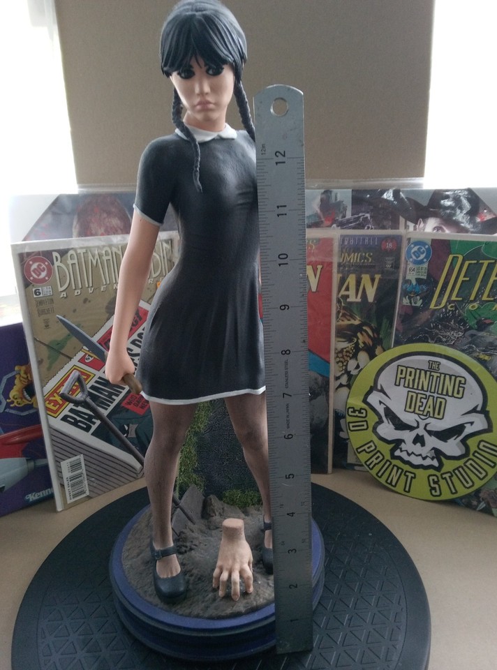 Wednesday Addams 3d printed statue | eBay UK