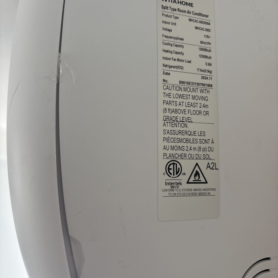 yitahome mini split indoor unit only 12000 btu | eBay