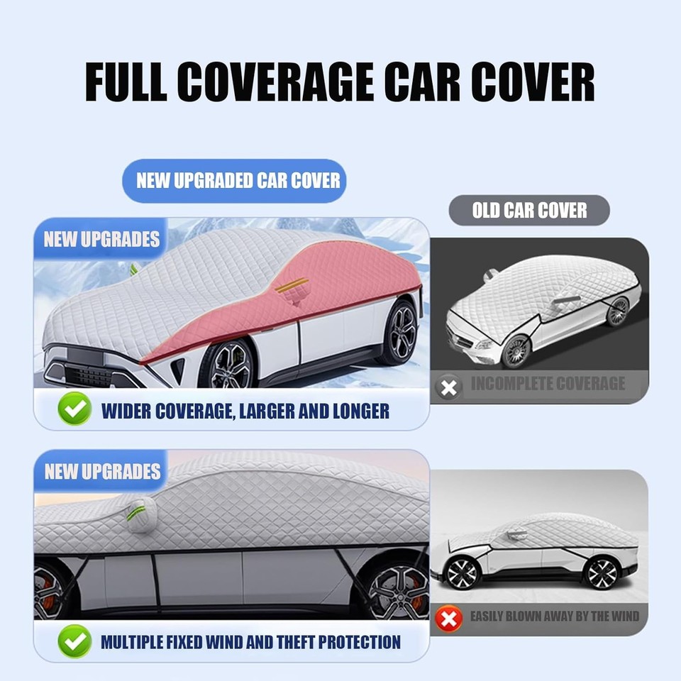 Car Roof Cover Hail Protector Waterproof Snow Proof Sunshield Outdoor ...