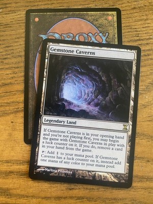 Gemstone Caverns MTG sticker cEDH | eBay