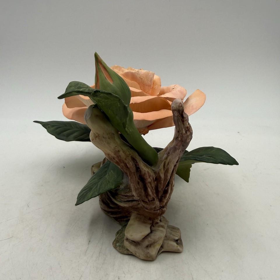 Boehm New York State Porcelain Rose Flower Figurine, Artist Signed 1992 ...