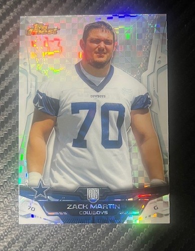 2014 Topps Finest Zack Martin #112 Rookie X-Fractor Dallas Cowboys | eBay