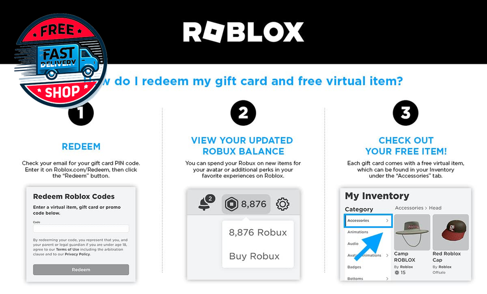 Roblox Digital Gift Code for 800 Robux [Redeem Worldwide - Includes ...