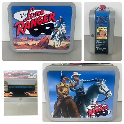 Vintage The Lone Ranger Mini Tin Lunch Box 2001 Cheerios 60th ...