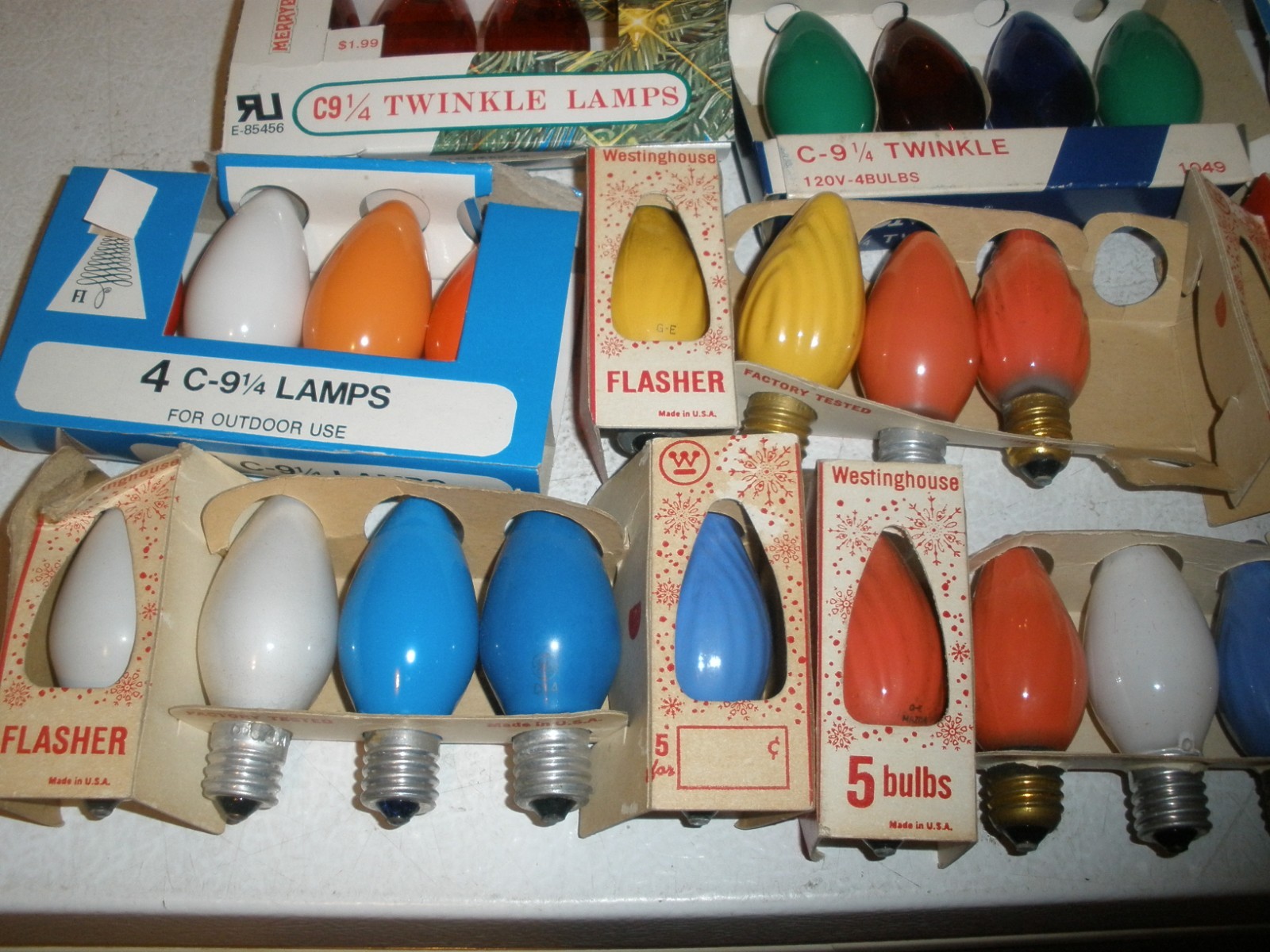 Large lot of NEW Vintage Christmas Light Bulbs | eBay