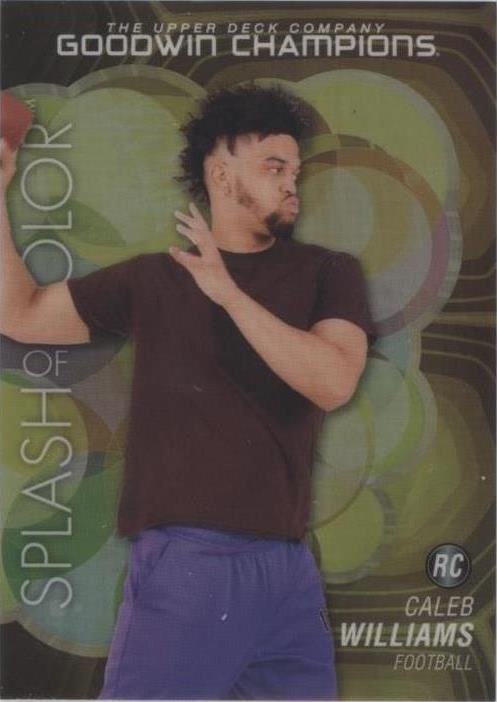 2023 Upper Deck Goodwin Champions - Platinum Splash of Color Caleb ...
