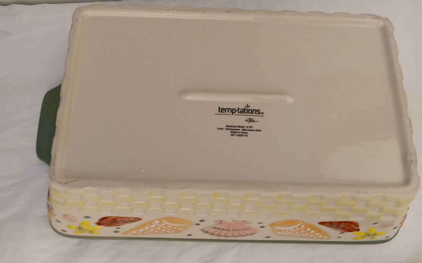 Temp-tations by Tara Summer Shells 2 QT Baking Dish with Cover ...