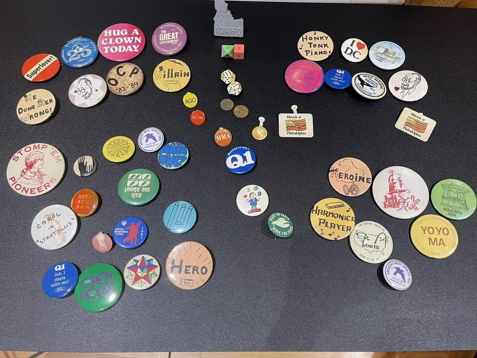 vintage pinback buttons lot | eBay