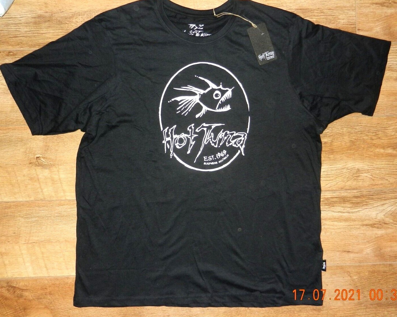 Mens Branded Hot Tuna Logo Fashion Short Sleeves T Shirt Top Size S-4XL ...