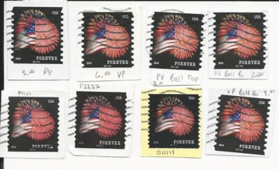 4Ever Star-Spangled Banner Sc #s 4853, 4854, 4868 Bells Top & Bottom ...