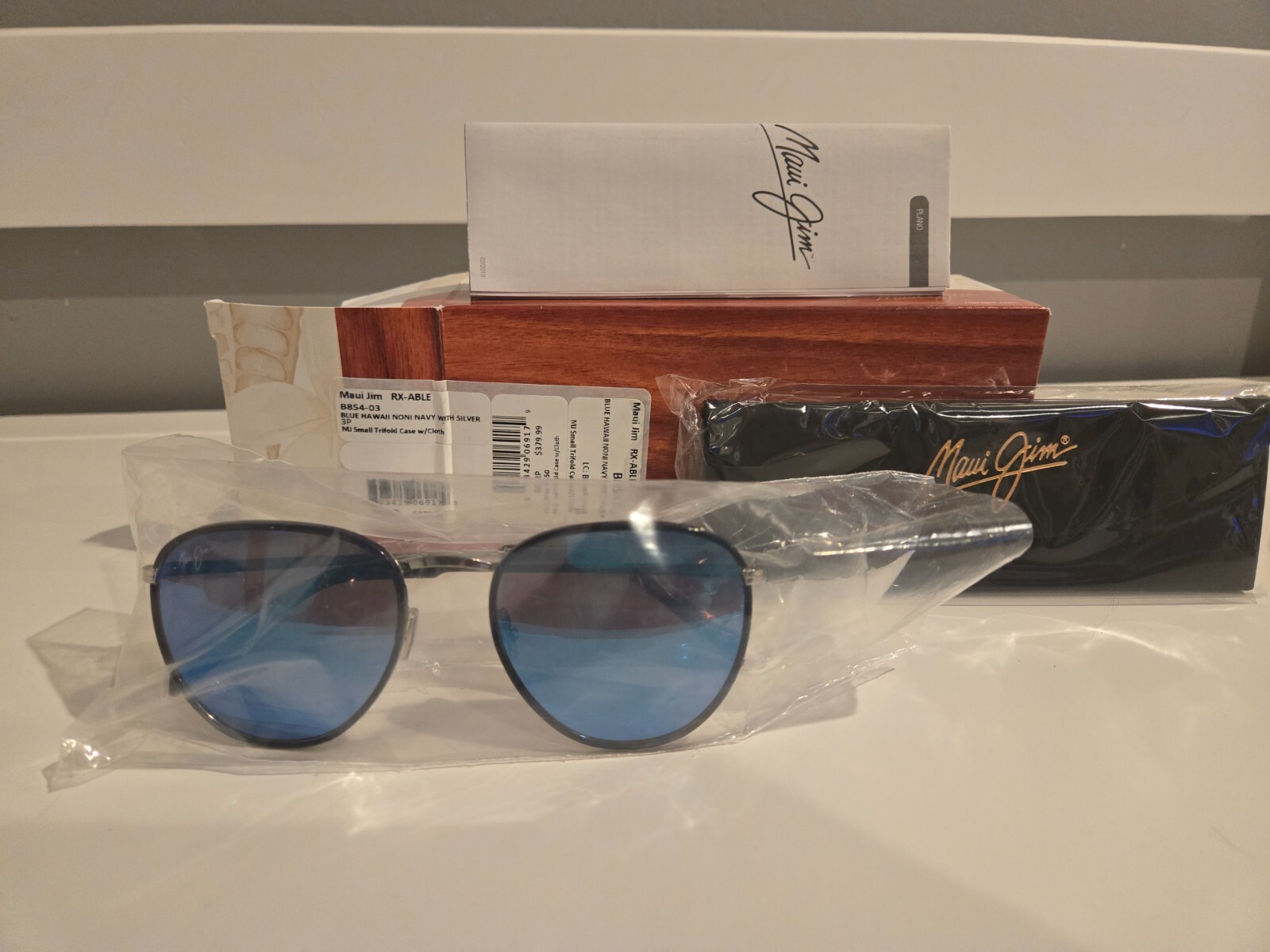 Maui Jim Sunglasses Polarized Brand New Noni Blue Hawaii Mirror Lenses ...