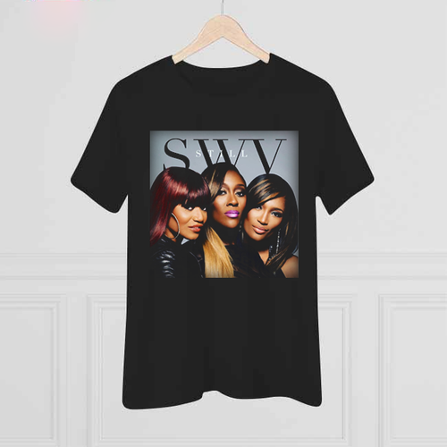 SWV Band Short Sleeve Gift For Fan Cotton Black All Size Unisex T-Shirt ...
