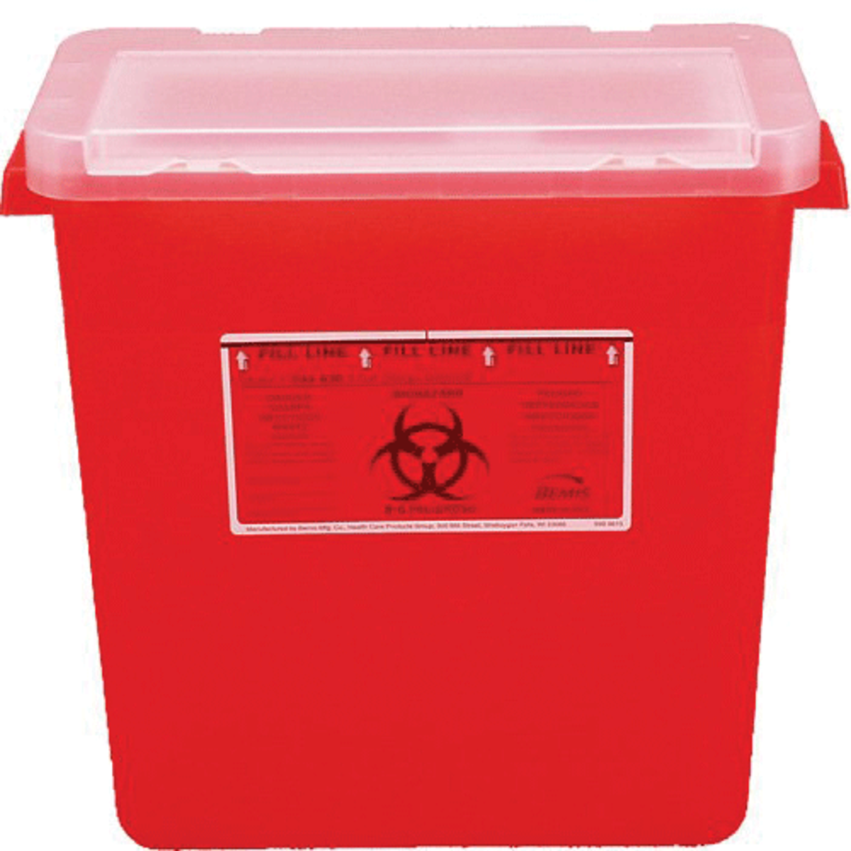 Kendall 8980 Volume Sharps Containers - Red for sale online | eBay