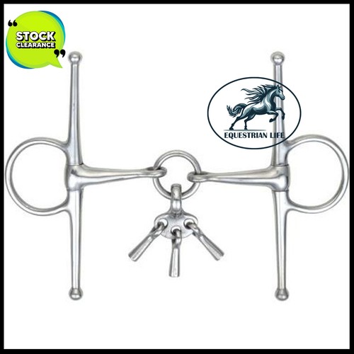 FULL CHEEK SNAFFLE BREAKING BITS WITH KEYS EQUESTRIAN LIFE LTD ® HORSE ...