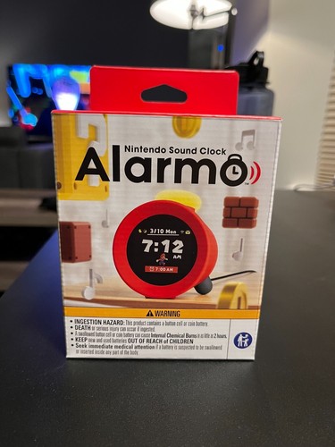 Nintendo Alarmo - Digital Motion Sensing Alarm Clock - Brand New In-Box ...