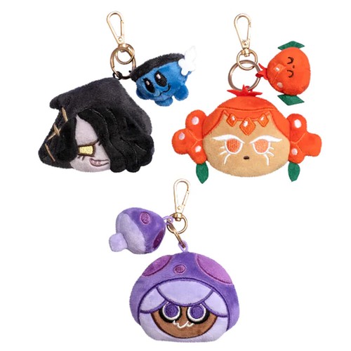 Cookie Run Kingdom Mascot Plushie Keychain - Villains - Plush Toy Charm ...