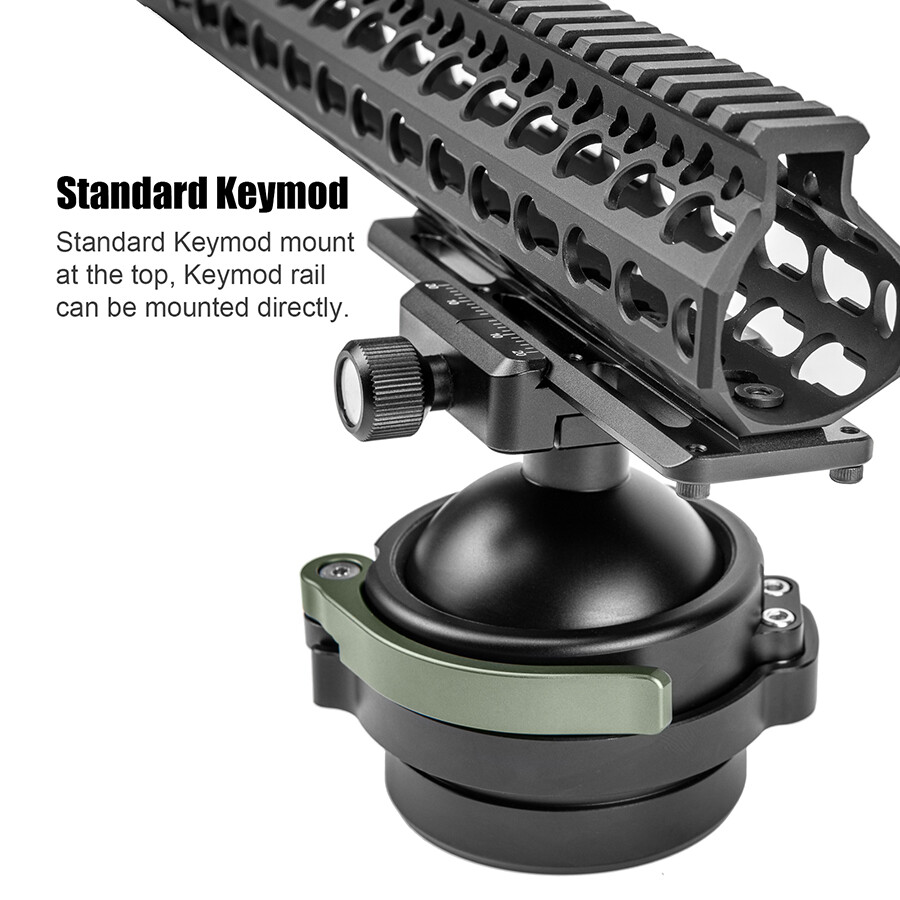 SKP-240 9.45in(240mm) Keymod to Arca Rail Mount Adapter Accessories for ...
