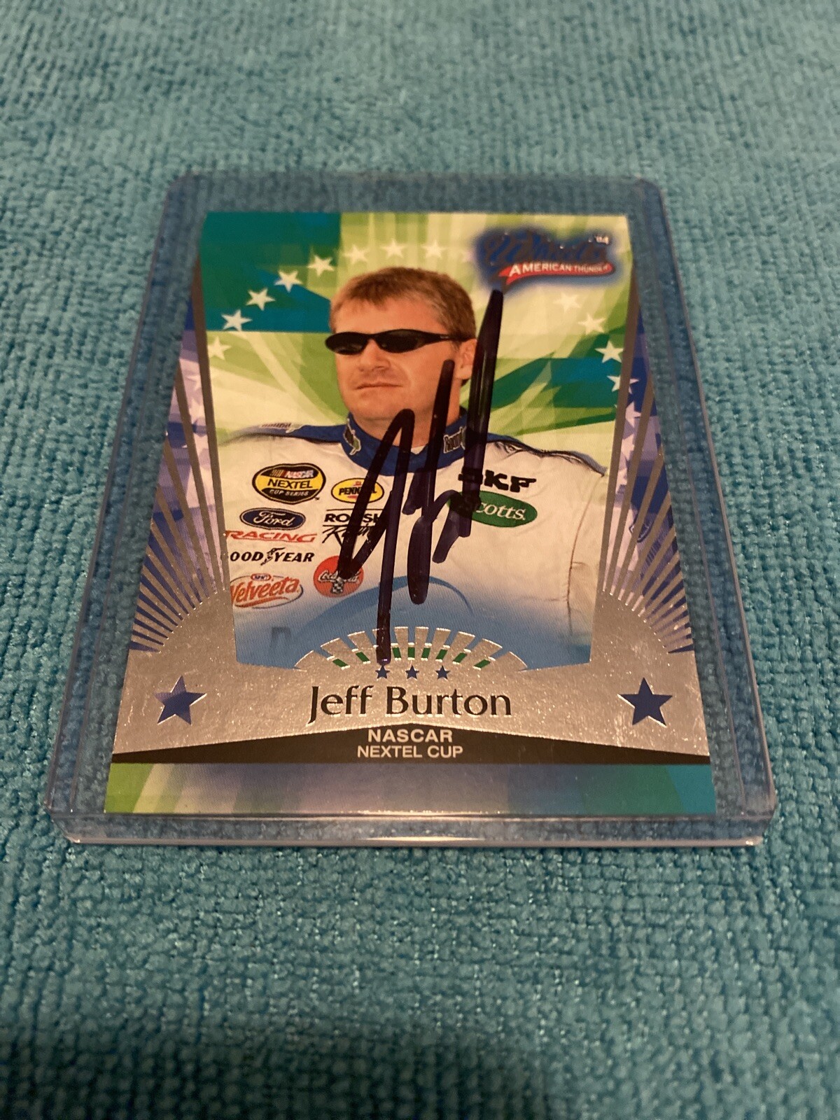 jeff burton autograph Card Nascar | eBay