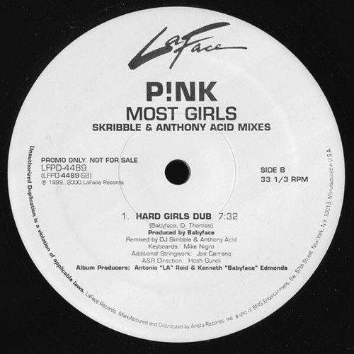 P!NK Most Girls (Skribble & Anthony Acid Mixes) - Maxi 45T | eBay