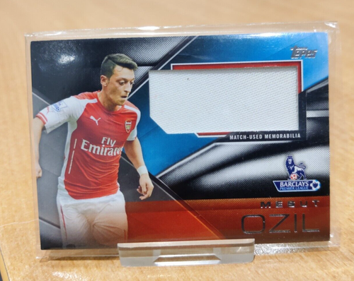 ⚽TOPPS 2014 PREMIER GOLD MESUT OZIL MATCH USED RELIC CARD /25 #09/25 ...