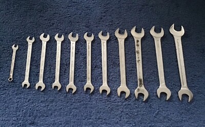 11 x Acesa Spain Spanners Tools Chrome Vanadium No 702 706 Metric AF ...