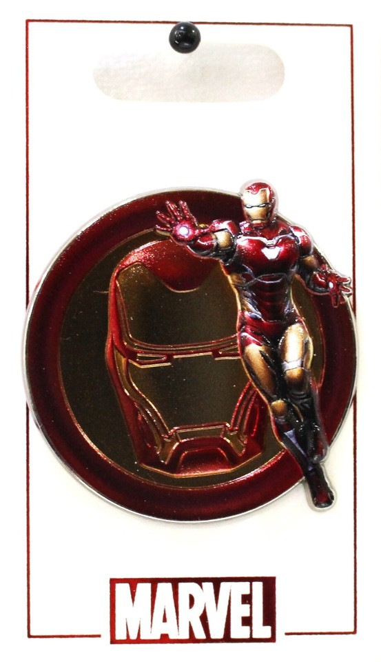 Disney Marvel 2021 IRON MAN Pin Laser Print Raised Design | eBay