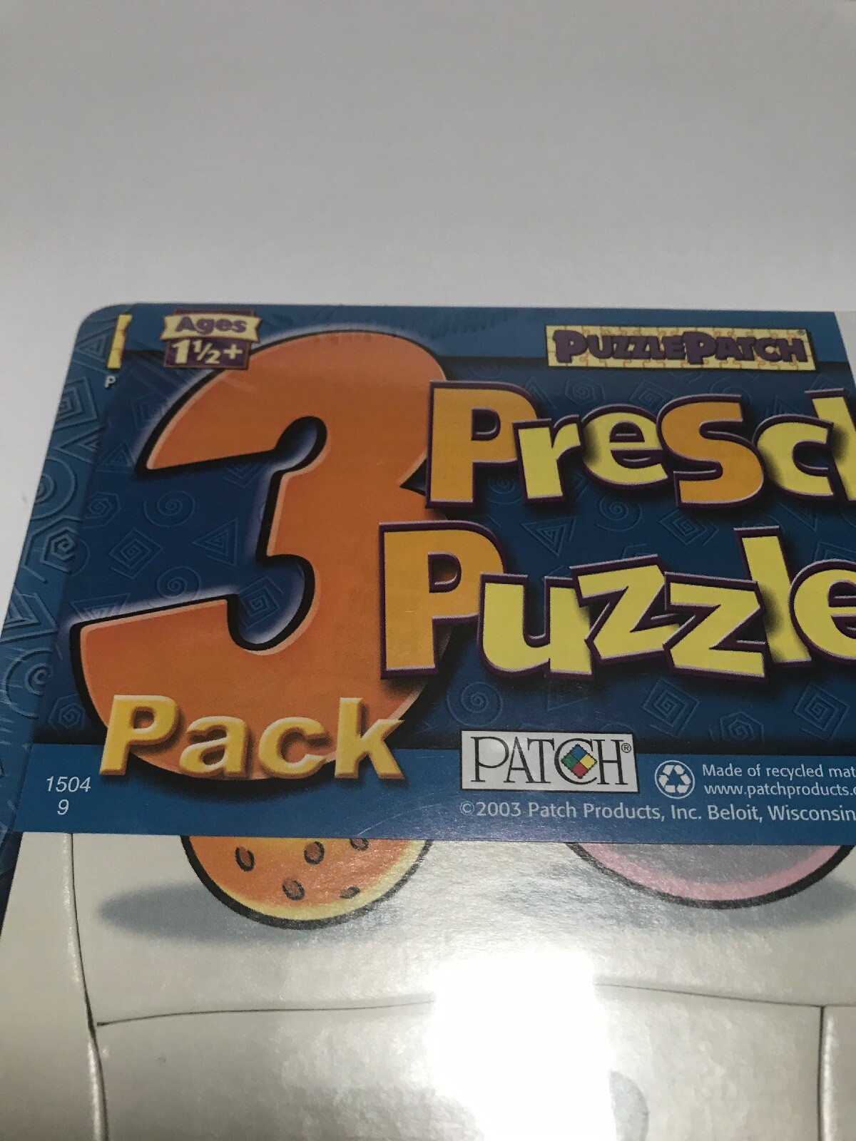 Puzzle Patch Set of 3. Pre School Puzzles. Age 1 1/2+. New | eBay