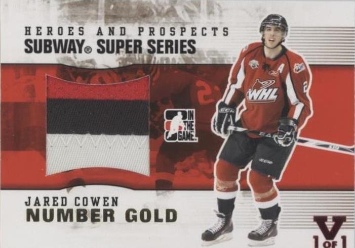 2009-10 In the Game Heroes and Prospects - Subway Super Series Jared ...