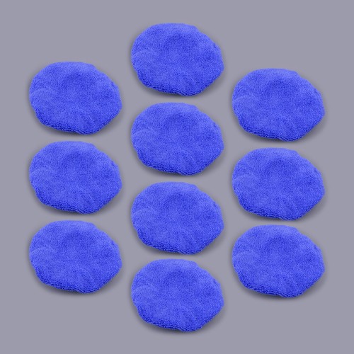 10pcs Polishing Bonnet Pads 9-10 Inch Buffer Bonnets Microfiber Car ...