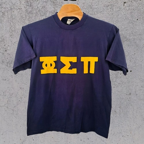 Vintage 90s Phi Sigma Pi Fraternity T-Shirt Mens XL Stitched Greek ...