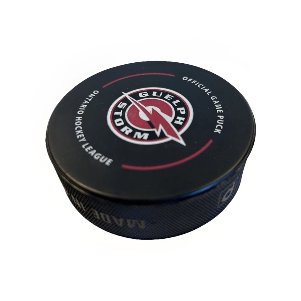 OHL Guelph Storm Official Game Puck - Pro-flex Made In Canada | eBay