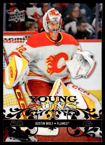 Dustin Wolf Rookie Young Guns #T-40 2023-24 Upper Deck 2008-09 Retro ...