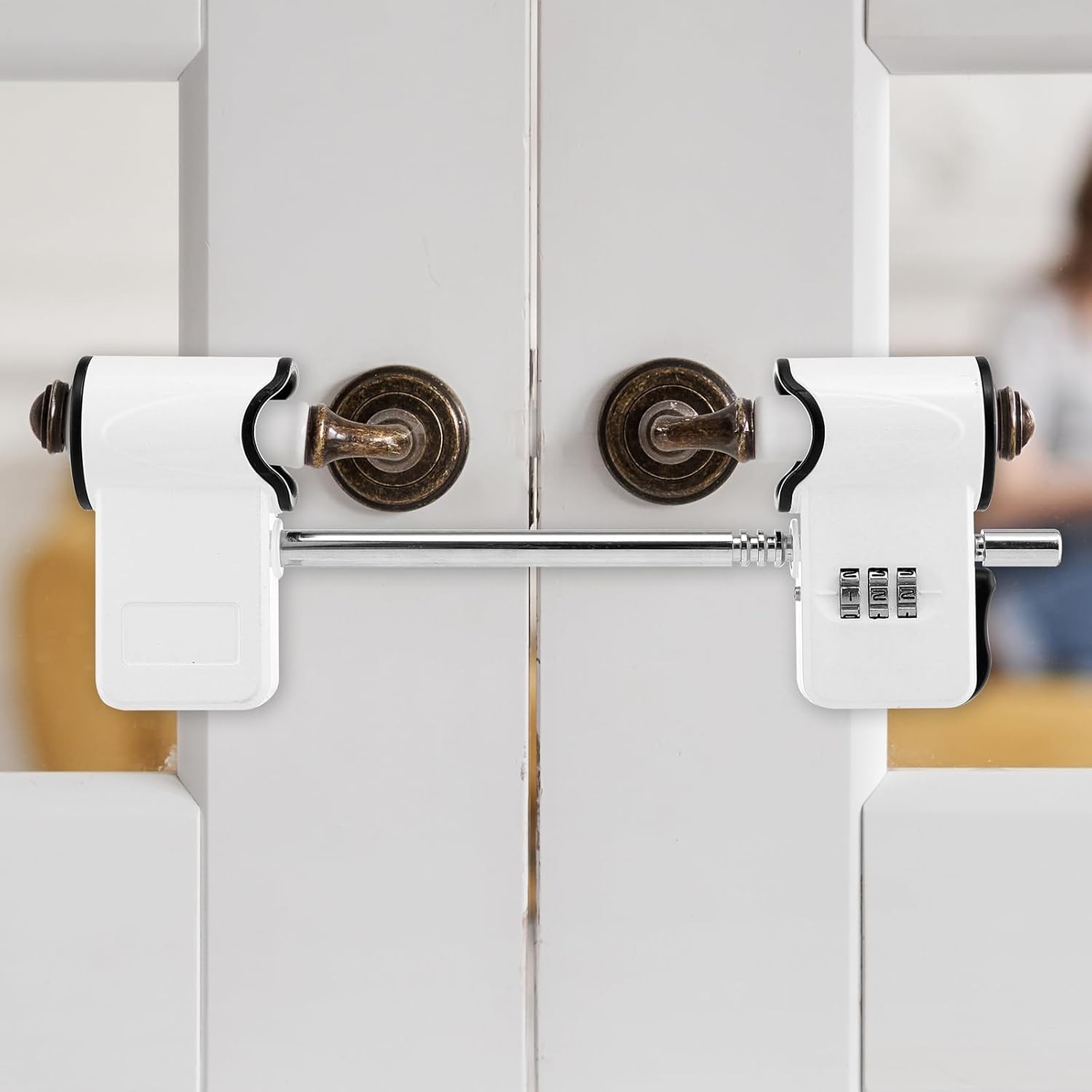 3 Digit Patio Door Dead Lock High-Security Lock for French Doors ...