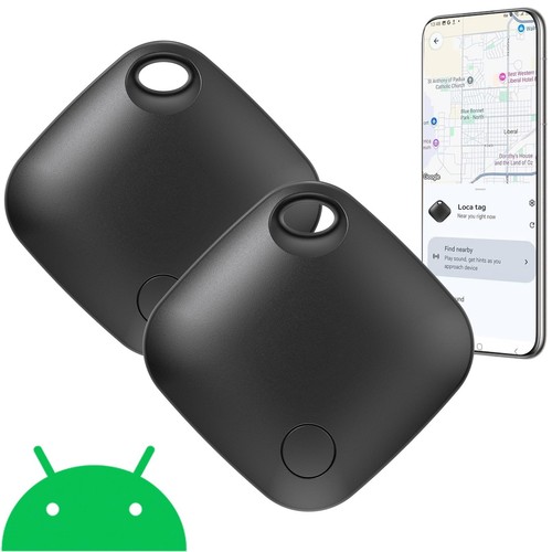 Air Tags-2 Pack Android,Luggage Tracker Tags for Android Works with ...