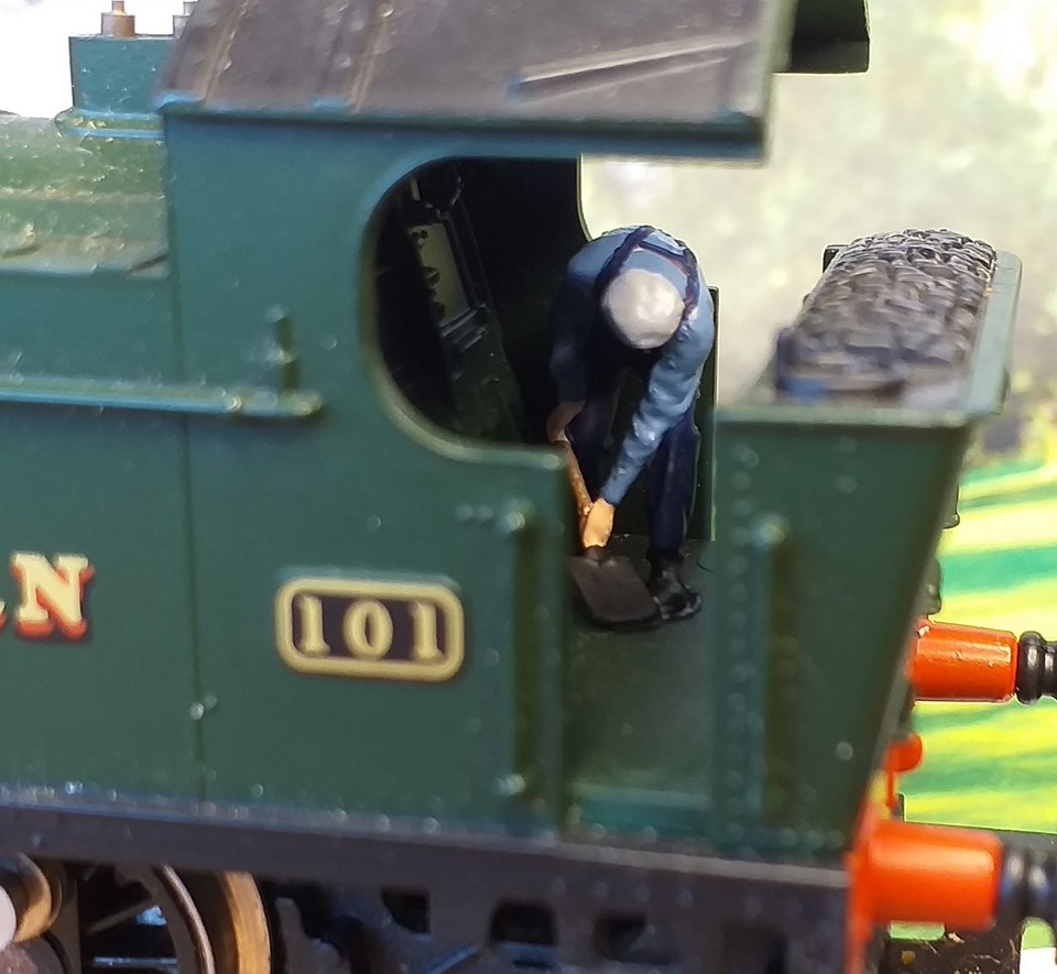 Scale3d Gauge OO 1/76 Steam Train Engine Fireman For Hornby Model ...